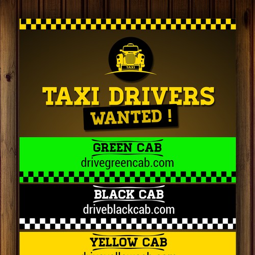 Poster design for taxi company and services | Postcard, flyer or print ...
