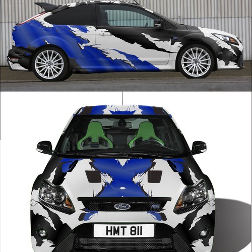 Designs | Ford Focus RS CNG Technic Wrap | Car, truck or van wrap contest