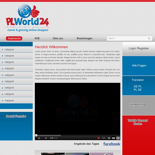 layout , design, webseite , startseite | Web page design contest