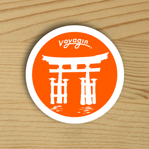 Japanese flag Sticker design for Traveler | Sticker contest