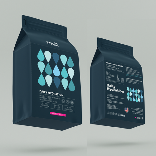 Designs | Design eye catching packaging for a premium hydration powder ...