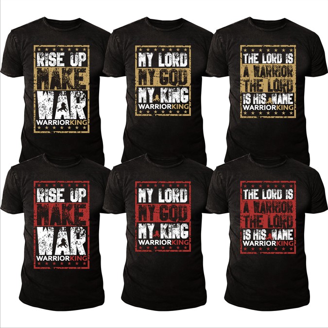 Rugged t-shirt designs needed with provided slogans | T-shirt contest