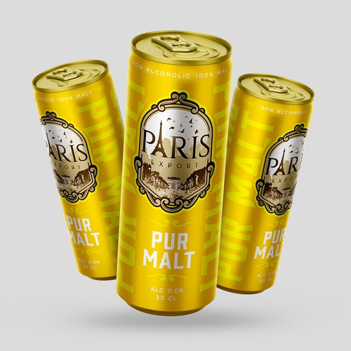 Designs | PUR MALT 33CL CAN DRINK | Product label contest