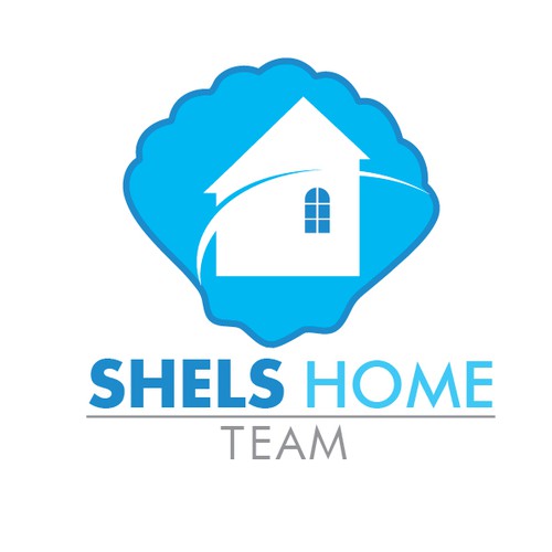 Real estate logo with a sea shell theme. | Logo design contest