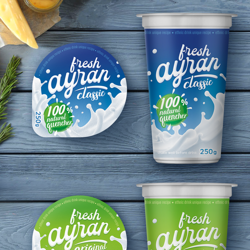 Turkish style refreshing drink AYRAN with new design - EU-Wide rollout ...