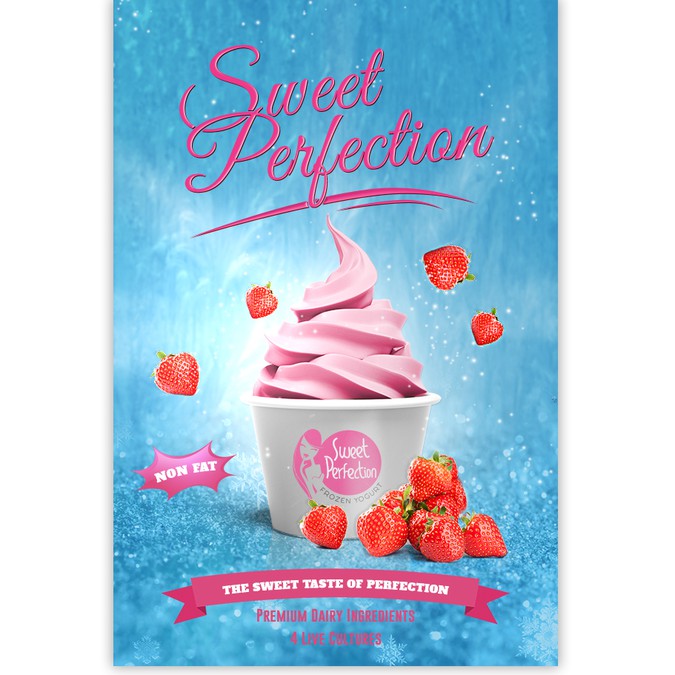 Create a Great Looking Frozen Yogurt Poster | Poster contest