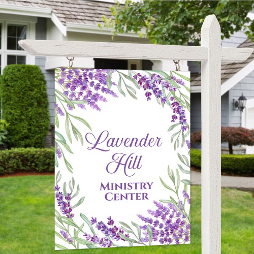 Designs | lavender hill | Signage contest