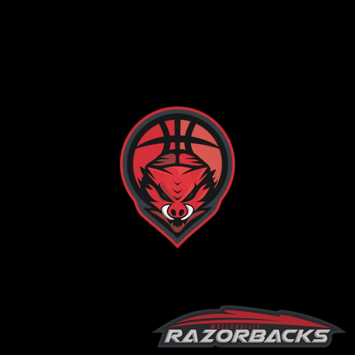 Razorbacks Basketball Logo | Logo design contest