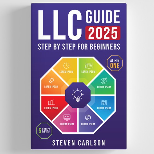 Designs | LLC Beginner's Guide Book Cover - Easy & Straight Forward ...