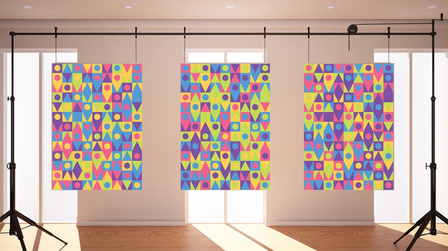 Poster Design needed, Colorful, Pattern and Shapes | Illustration or ...