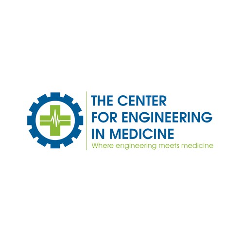Create a CEM logo that illustrates innovation, engineering, medicine ...
