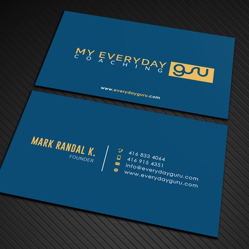Create a card that shows the "Guru" in every geek! | Business card contest