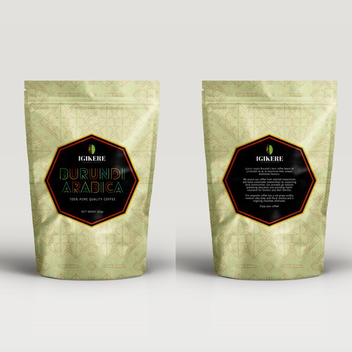 Design a Unique Coffee Package for an African Based Coffee Roasting ...