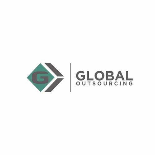 Modern and Professional Logo for Global Outsourcing | Logo design contest