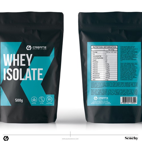 Good design of a pouch for premium sport supplements! | Product ...