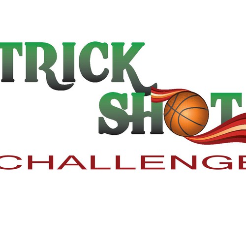 Trick Shot Challenge Basketball | Logo design contest