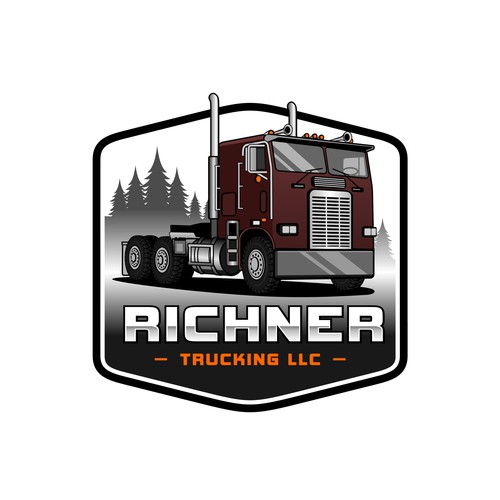 Big Rig Transportation Logo design | Logo & business card contest