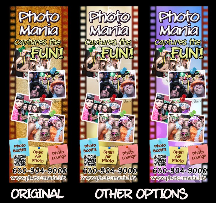 Create edgy promotional banner for Photo Mania | Signage contest