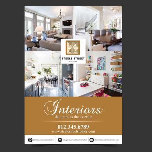 Interior Design Marketing Flyer | Postcard, flyer or print contest