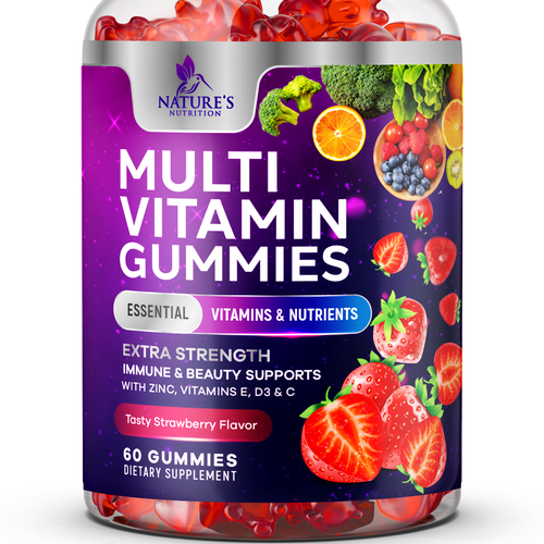 Designs | Tasty Multivitamin Gummies Design Needed for Nature's ...