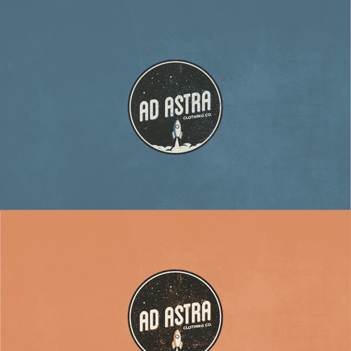 Create an inspiring, vintage clothing brand. Ad Astra! | Logo design ...