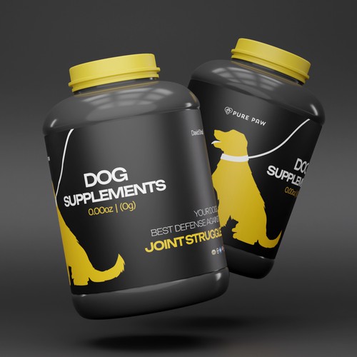 Designs | Packaging design for dog supplement brand | Product label contest