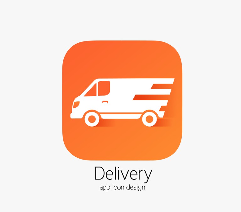 Create a stylish icon for a new Delivery App. | concurso Icono o botón