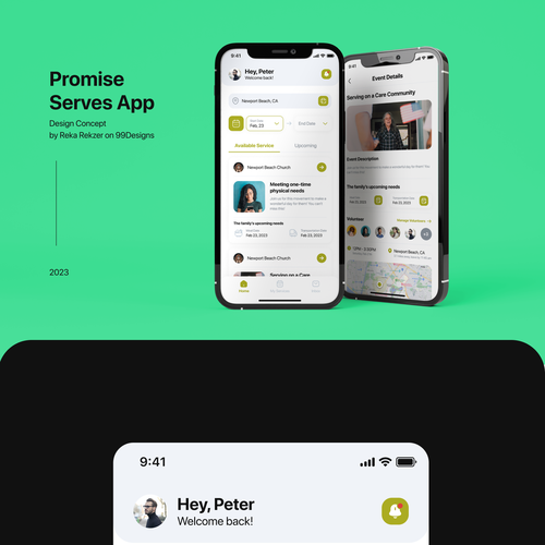 Designs | Volunteer App for Child Welfare and Family Advocacy | App ...