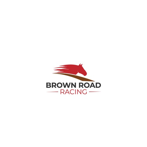 Create a horse racing logo with a fabulous fillies theme for Brown Road ...