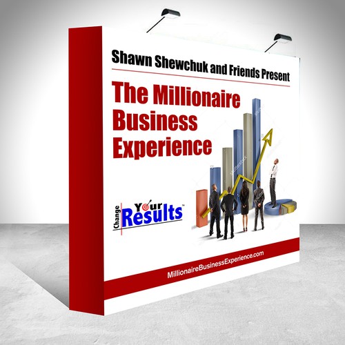 Design Business Seminar Stage Backdrop | Poster contest