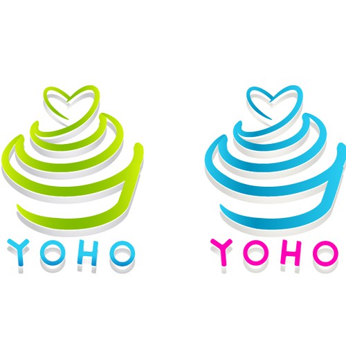 YoHo frozen yogurt identity development | Logo design contest