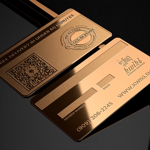 Designs | VIP membership card for a cannabis delivery service ...