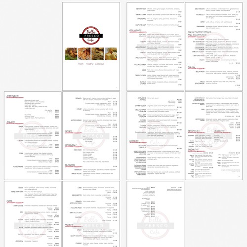New Restaurant Menu | Other business or advertising contest