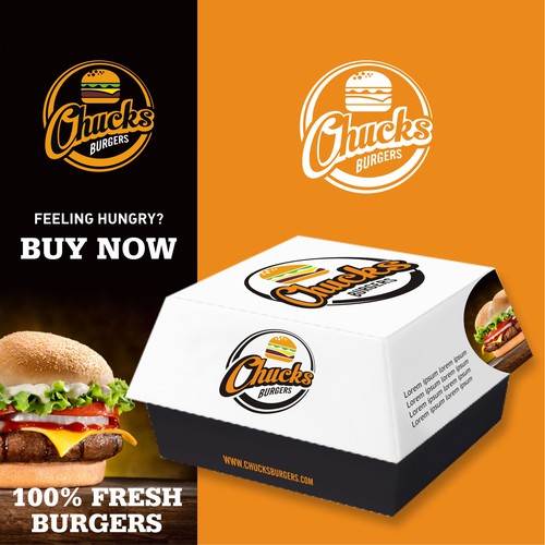 Designs | LOOKING FOR A UNIQUE, FUNKY, MEMORABLE BURGER GRAPHIC! | Logo ...
