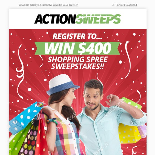 Sweepstakes Email | Email contest