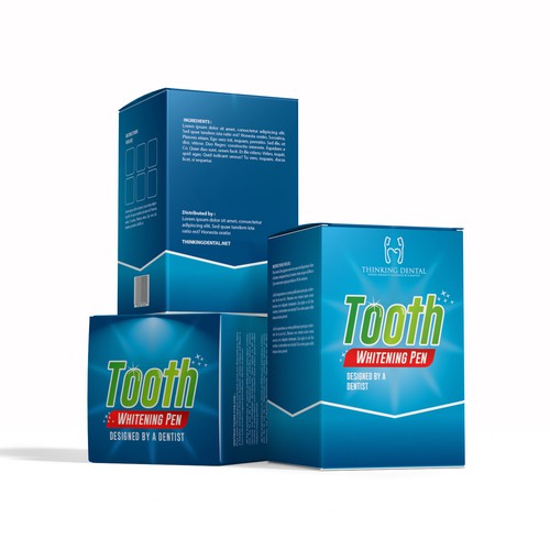 tooth whitening box | Product packaging contest