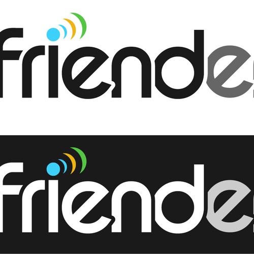 CREATE FUN, PLAYFUL AND COLORFUL LOGO "FRIENDER," THE NEXT TINDER ...