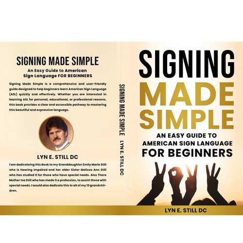 Designs | Illustration to appeal to Beginners of ASL | Book cover contest