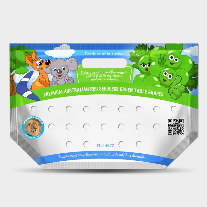 Grape packaging for International Supermarkets | Product packaging contest