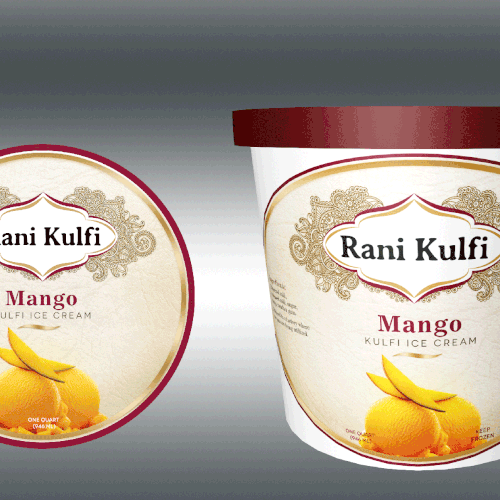 Designs | Rani Kulfi Ice Cream needs a new product label | Product ...