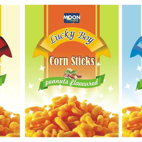 Create a lasting pack design for corn puffs | Product packaging contest