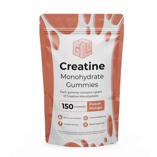 Designs | Bag Design for Creatine Monohydrate Gummy brand | Product ...