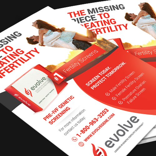 Evolve Fertility Genetic Testing Ad | Poster contest