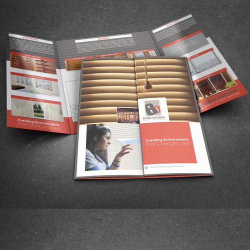 Create a Clean, Simple and Modern Brochure for Our Window Blinds ...