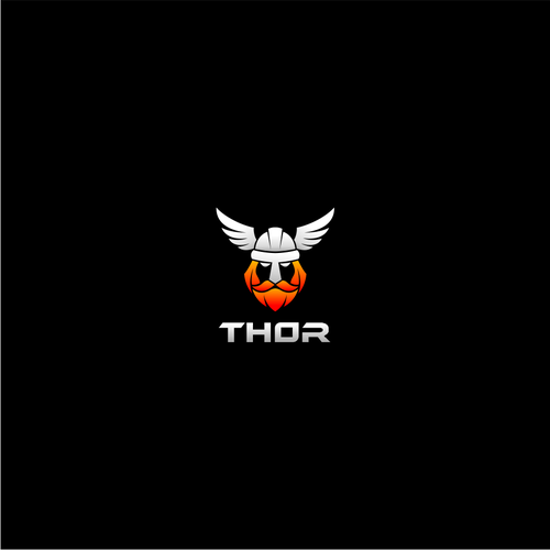 Looking for bold , strong, cool "Thor" logo with with northern Wing Hat ...