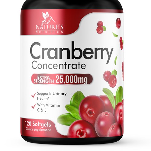 Designs | Natural Cranberry Concentrate Design Needed for Nature's ...