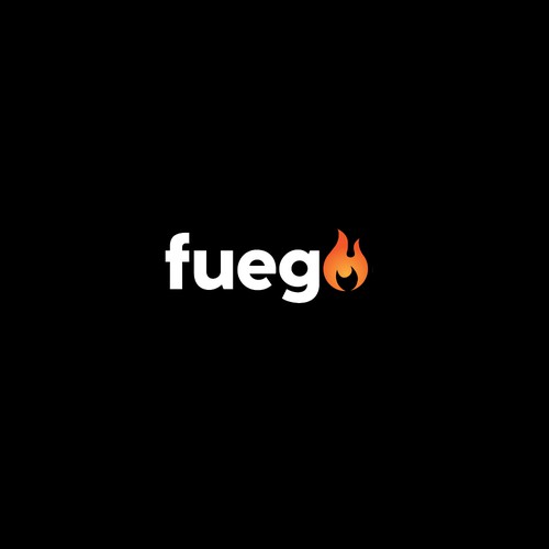 Designs | Modern typography based logo with flames for a restaurant app ...