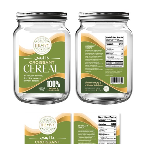 Designs | label designs for food (tiny croissant) | Product label contest