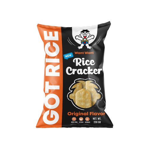 Designs | GOT RICE Rice cracker- original | Product packaging contest
