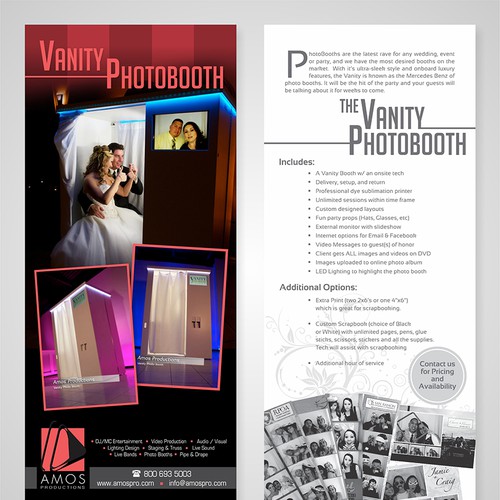New PhotoBooth Rack Card | Postcard, flyer or print contest